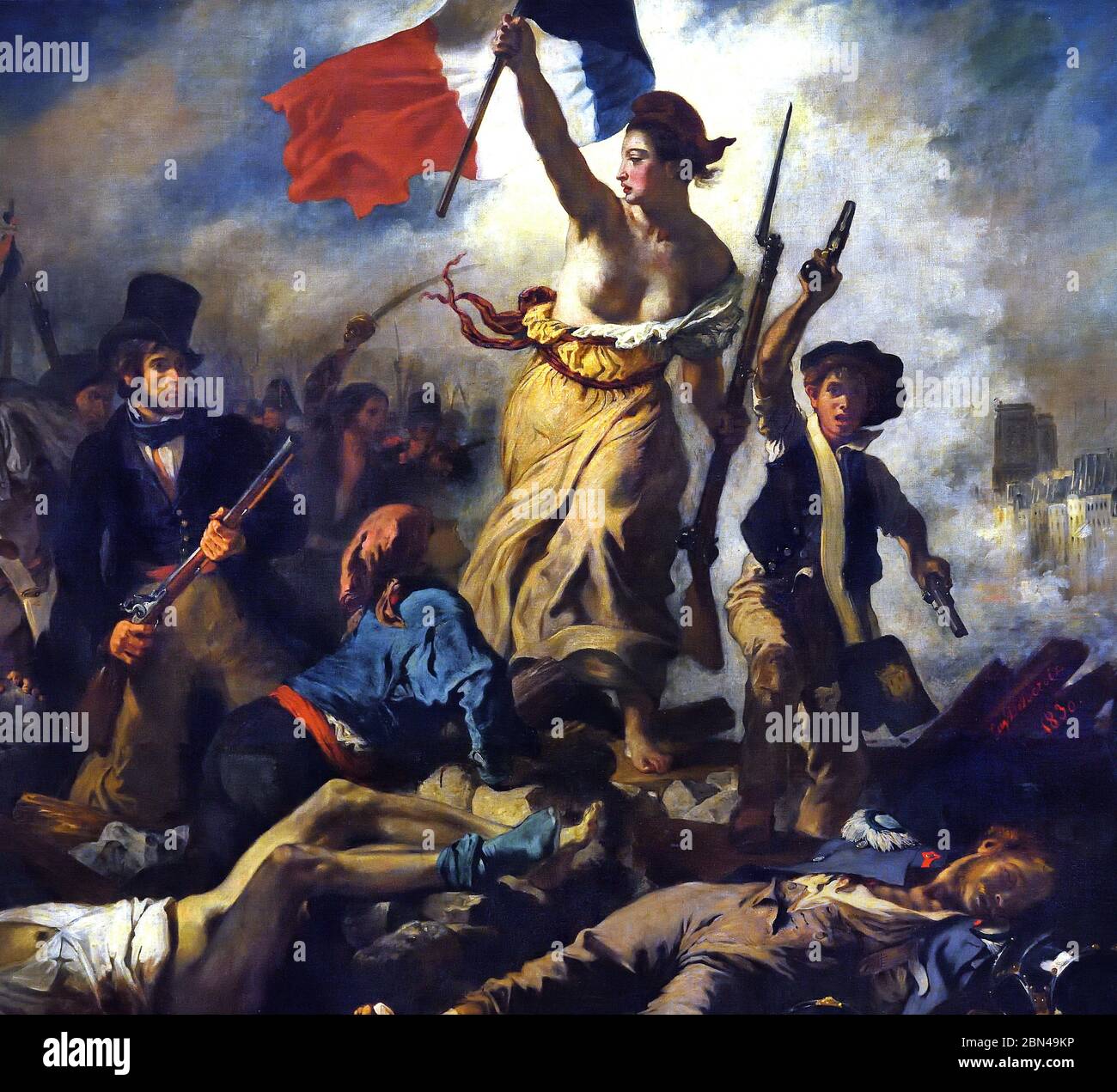 Liberté à la tête du peuple 28 juillet 1830 Eugène Delacroix 1798 ...