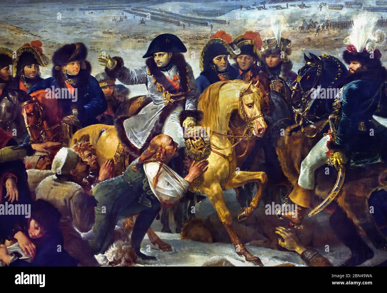 Napoléon bonaparte sur le champ de bataille Banque de photographies et ...