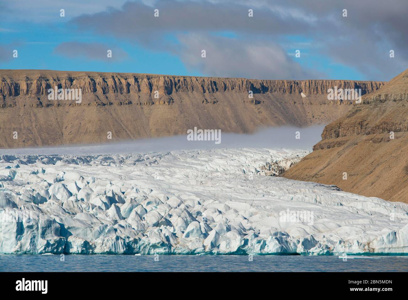 Glacier dans la baie de croker Banque de photographies et d’images à ...