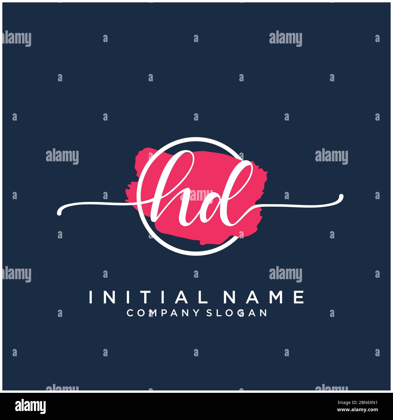 Logo des initiales hd Banque d'images vectorielles - Alamy