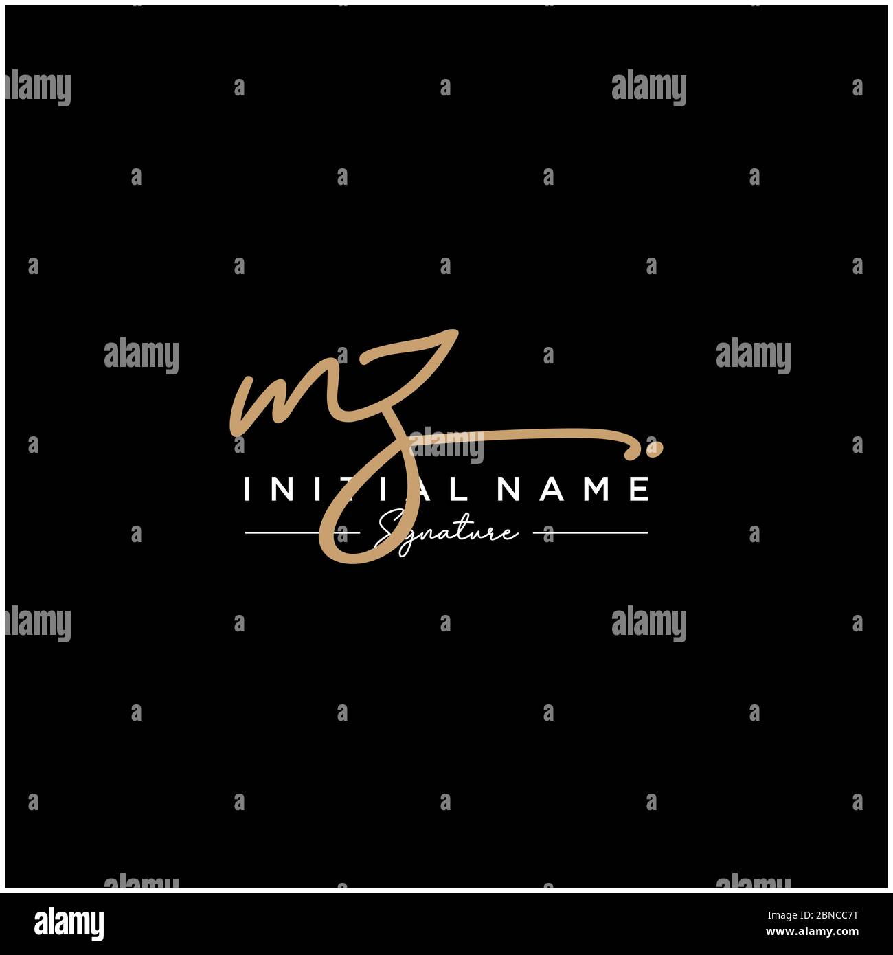 Lettre mz logo Banque de photographies et d’images à haute résolution ...