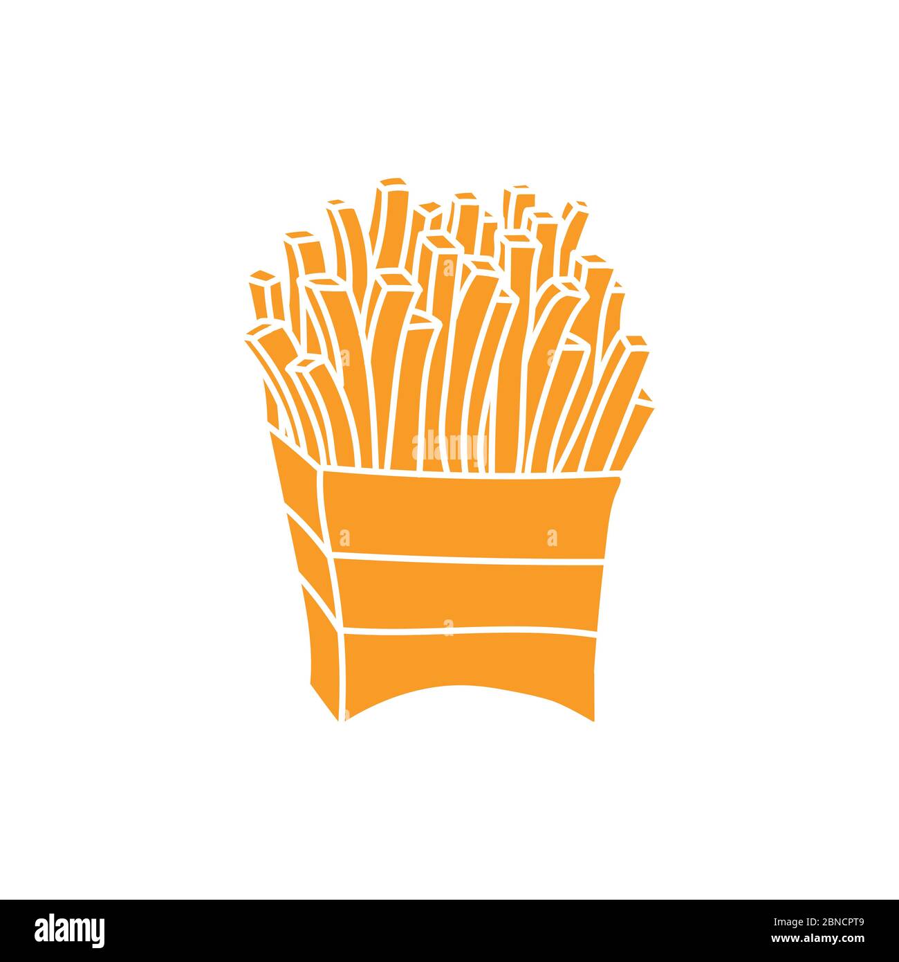 Frites logo Banque d'images vectorielles - Alamy