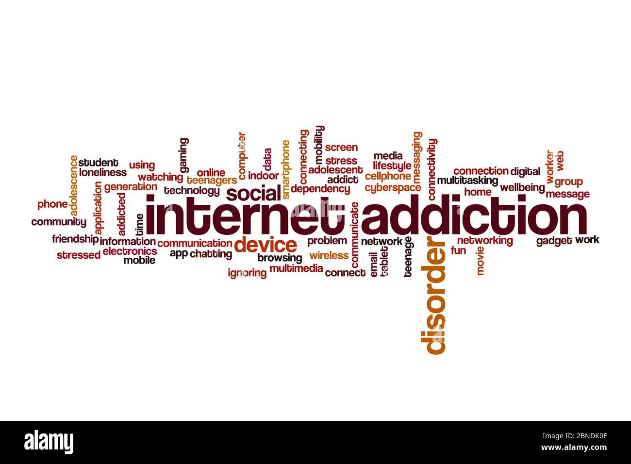 Internet addiction disorder Banque de photographies et d’images à haute ...