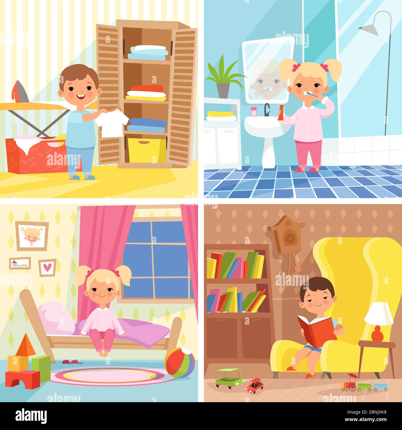 Situation quotidienne Banque d'images vectorielles - Alamy