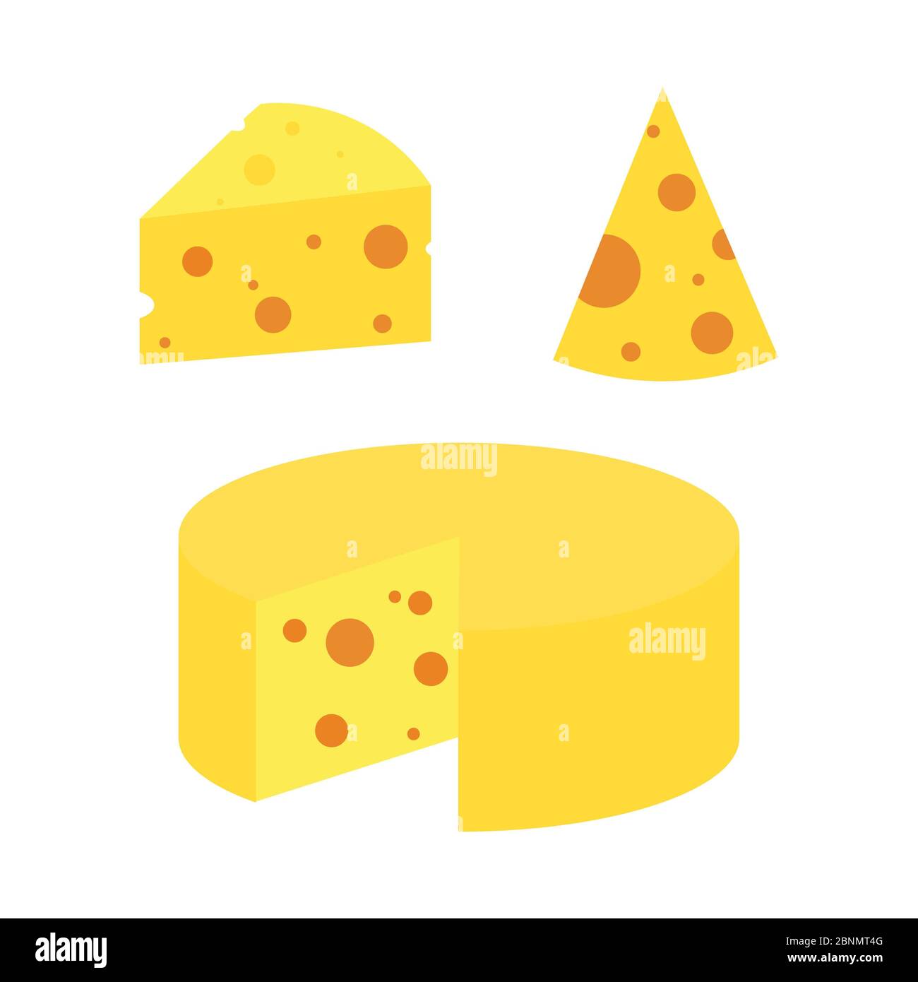 icône fromage. illustration plate du fromage - icône vectorielle ...