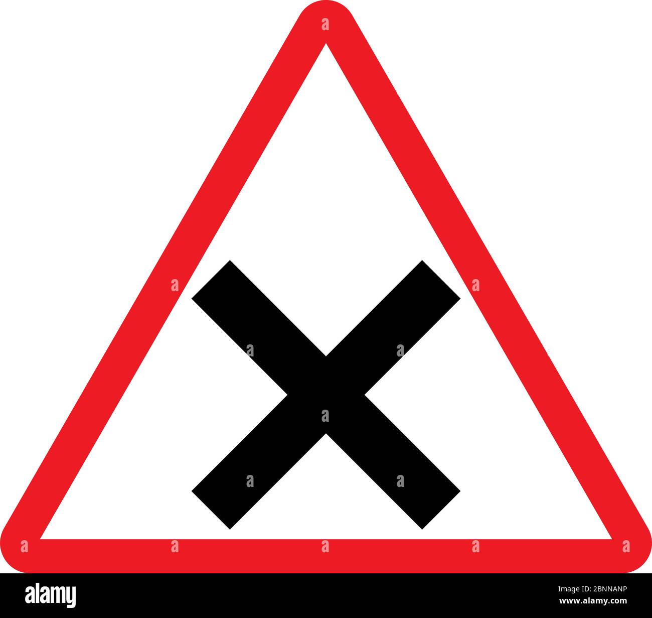 Chemin de croix rouge Banque d'images vectorielles - Alamy