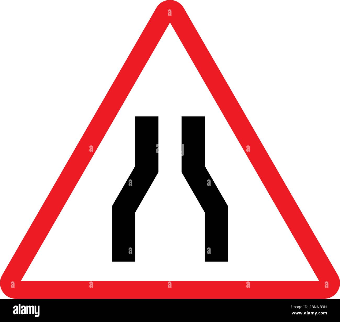 Panneau De Signalisation Triangle Rouge Banque d'images vectorielles ...