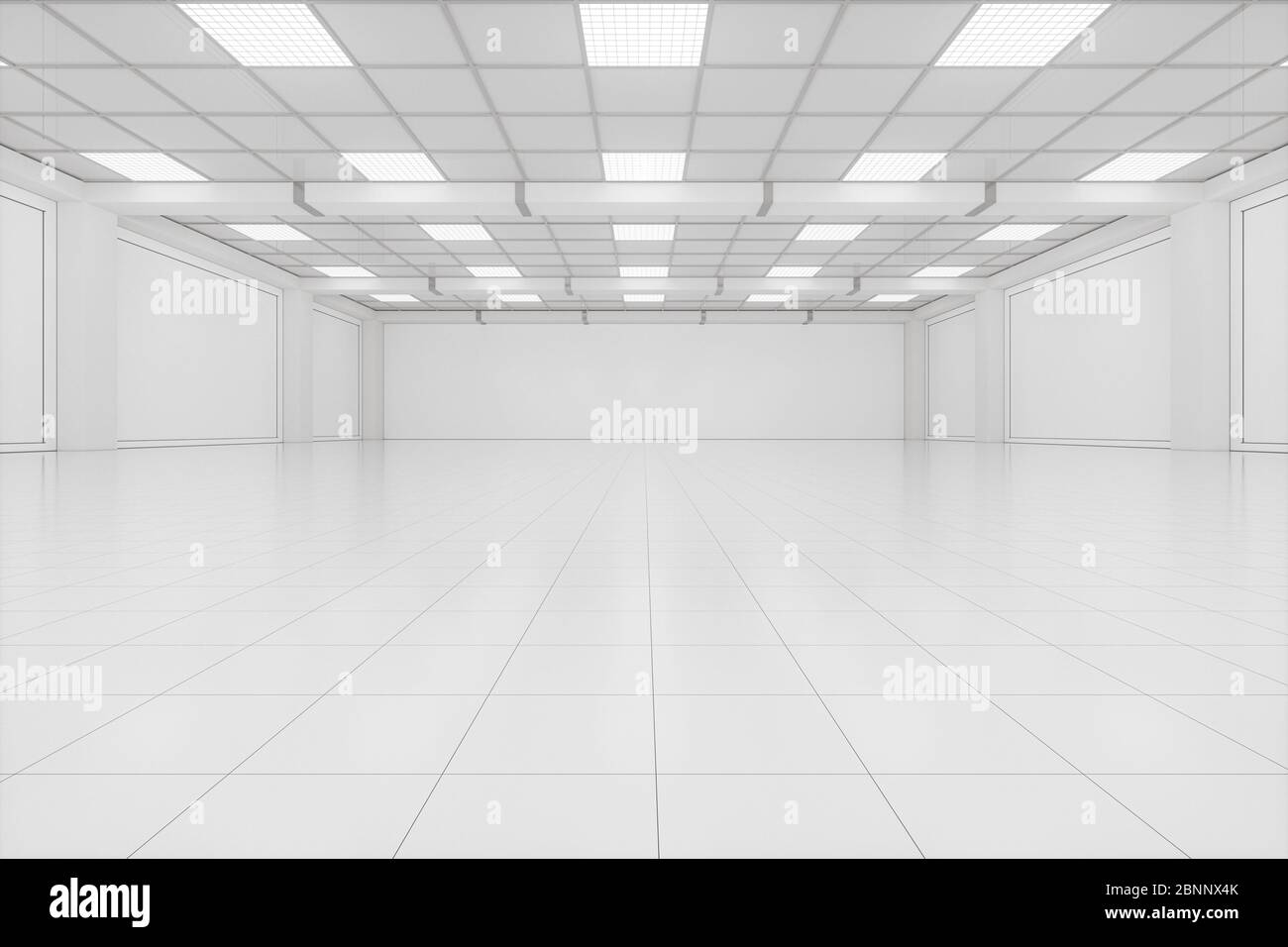 Salle vide, arrière-plan professionnel, rendu 3d. Dessin numérique ...