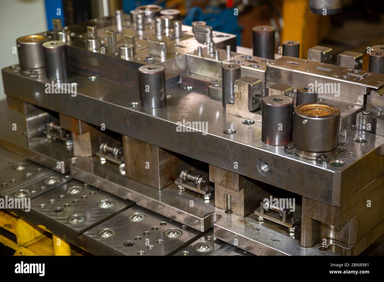 détails des pièces de machines à fer industriel Photo Stock - Alamy