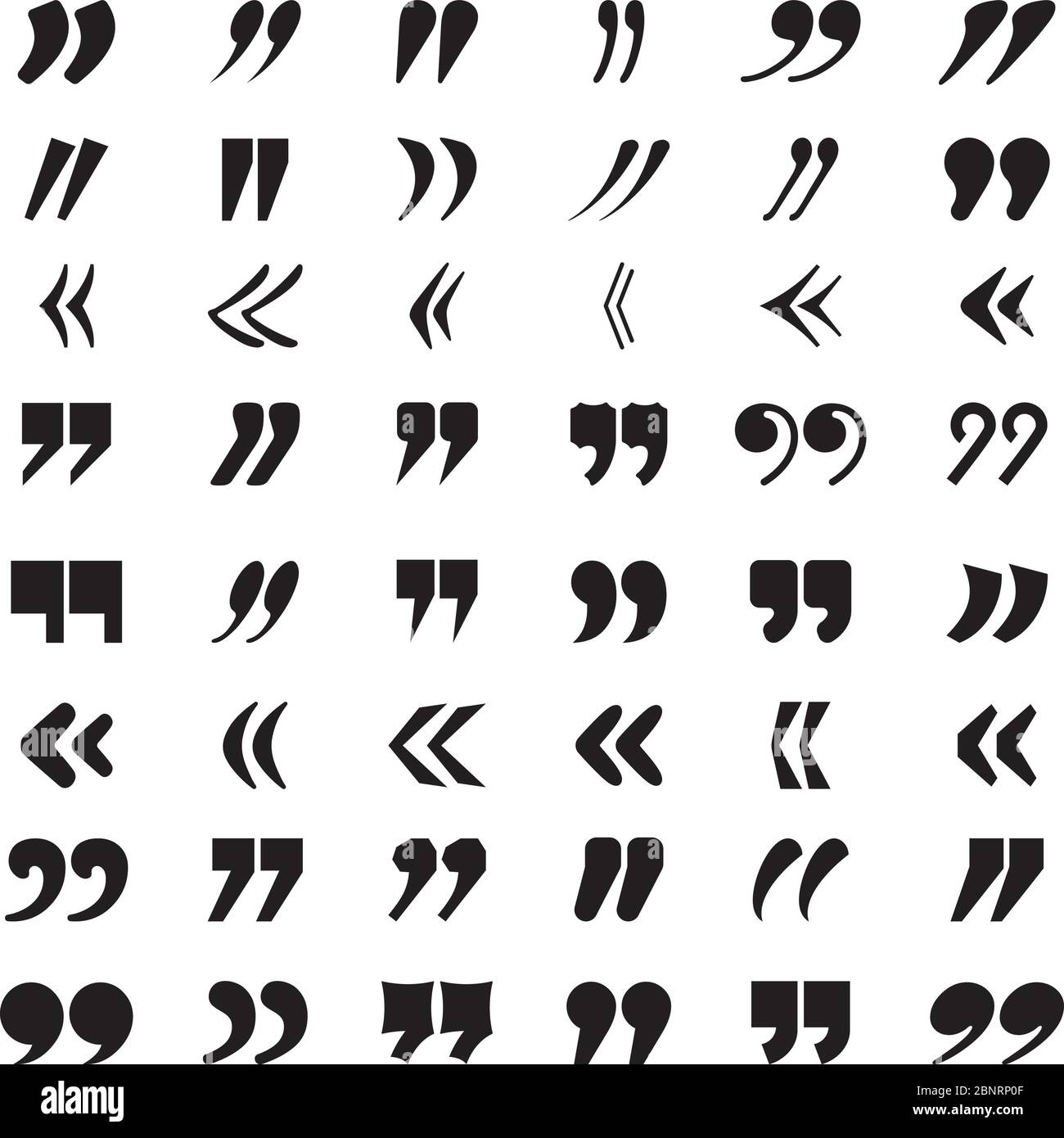 Symbole de guillemets Banque de photographies et d’images à haute ...