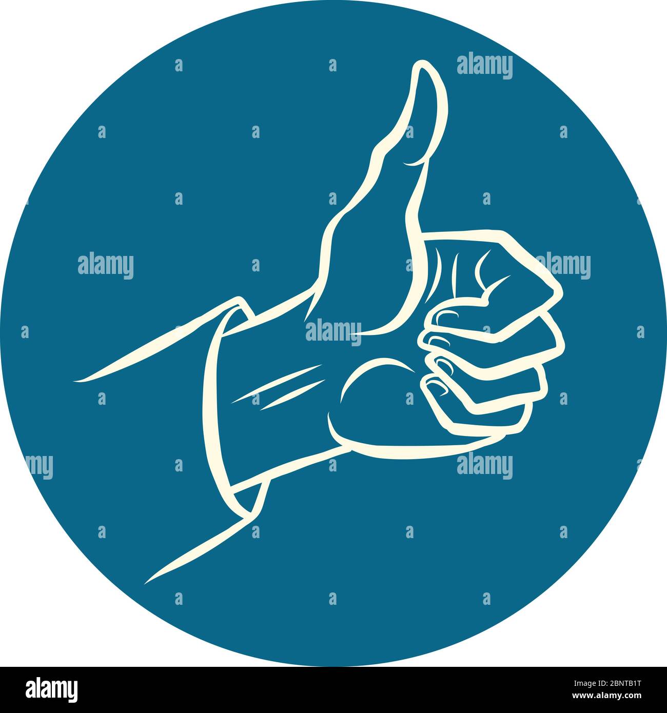 Super geste de la main Banque d'images vectorielles - Alamy