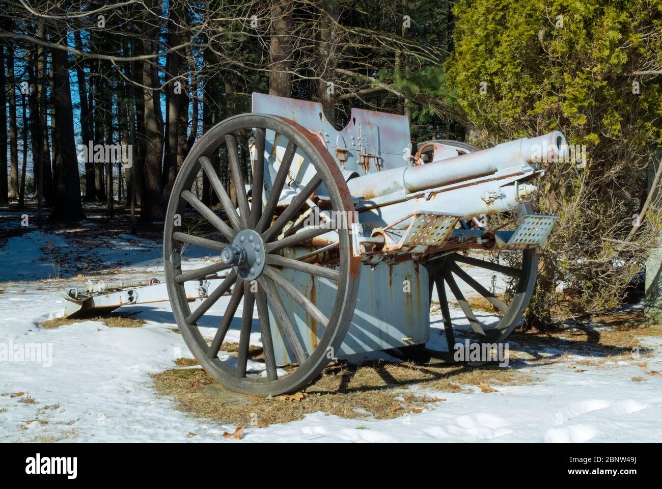 Chariot de pistolet de 3 pouces Banque de photographies et d’images à ...