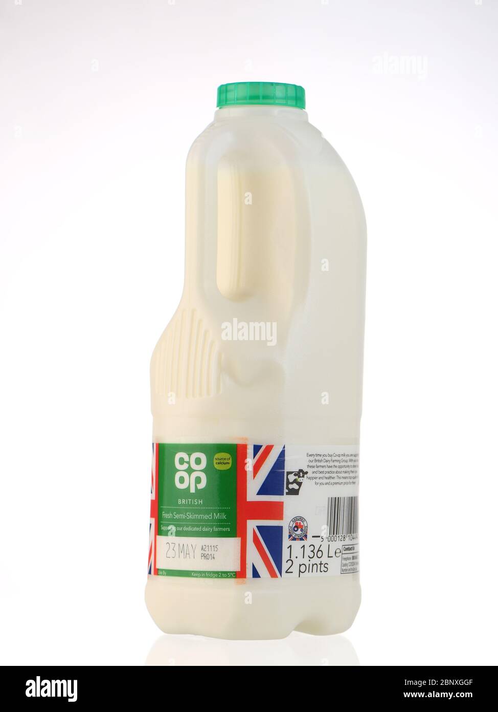 Opercule bouteille de lait plastique Banque de photographies et d ...