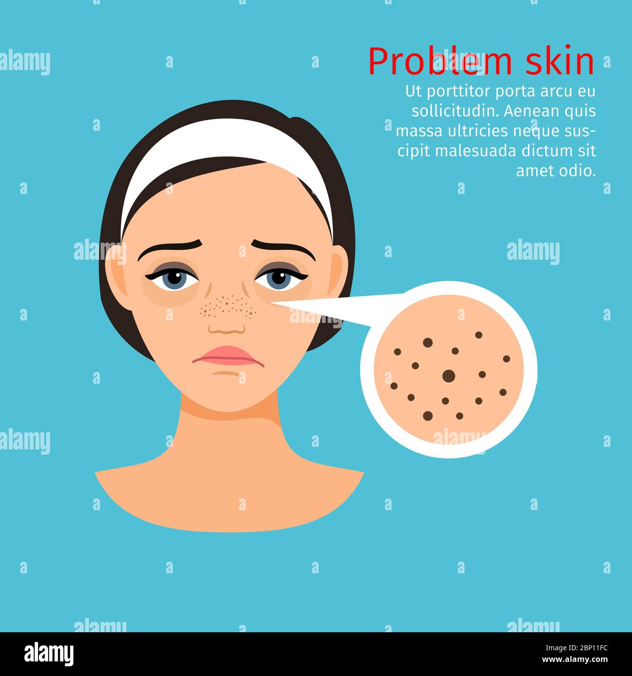 Tache rouge peau visage Banque de photographies et d’images à haute ...