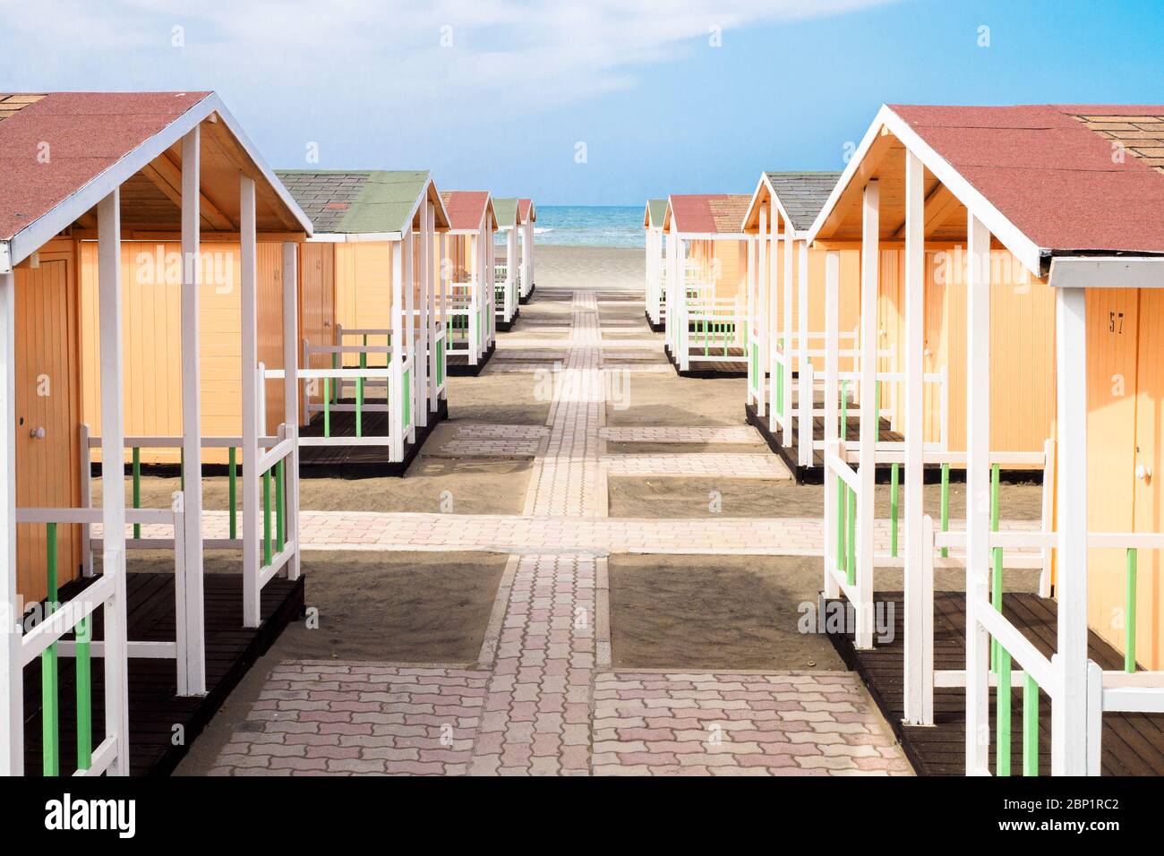 La plage d'ostia Banque de photographies et d’images à haute résolution ...