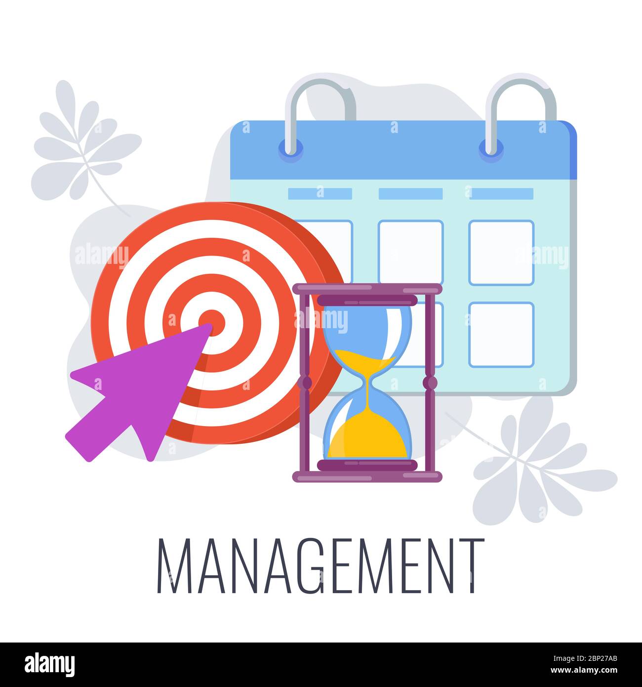 Pictogramme Infographie de gestion. Illustration vectorielle plate ...