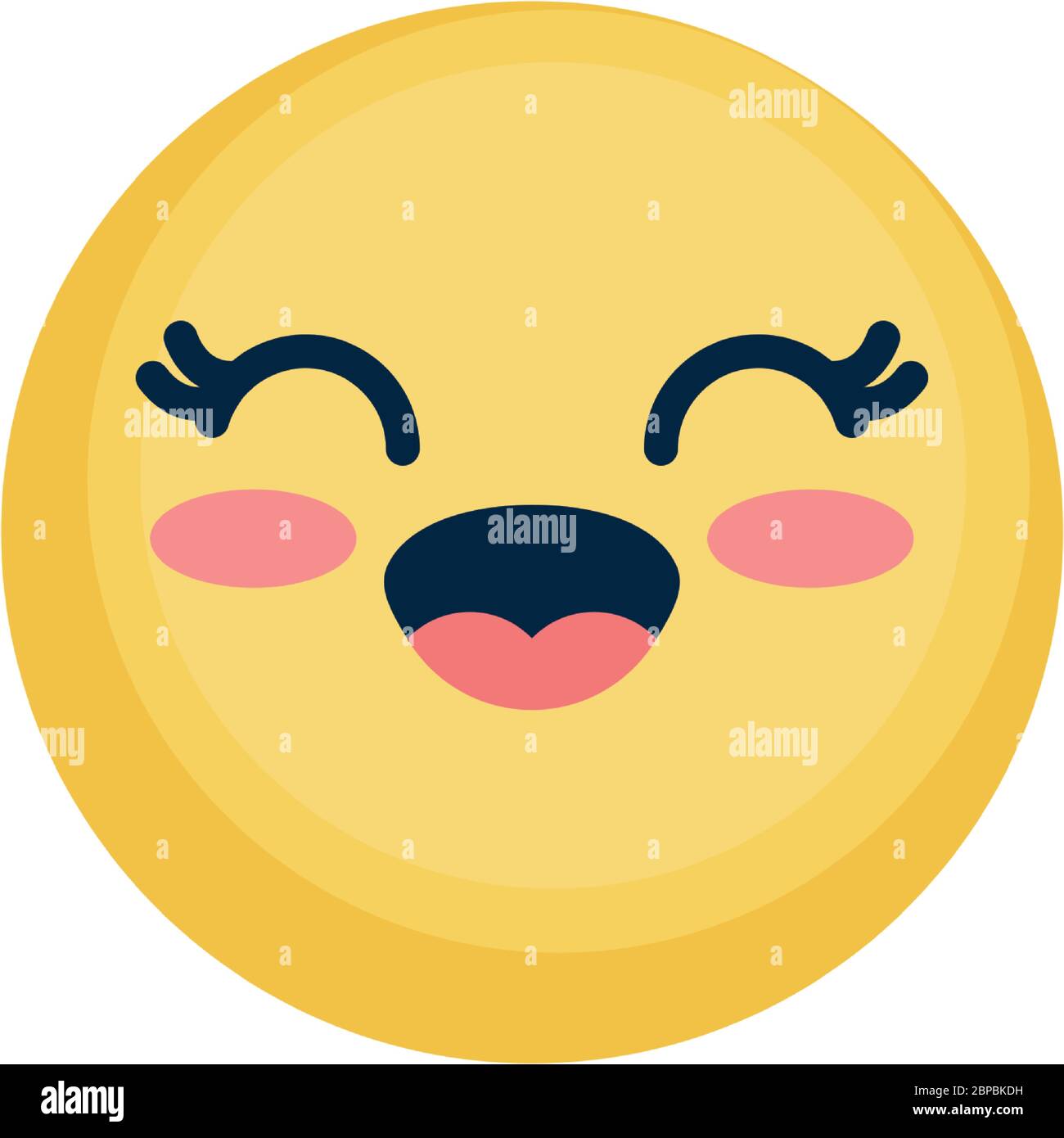 Fille Qui Rit Banque d'images vectorielles - Alamy