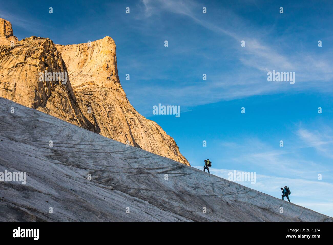Alpinist silhouette Banque de photographies et d’images à haute ...
