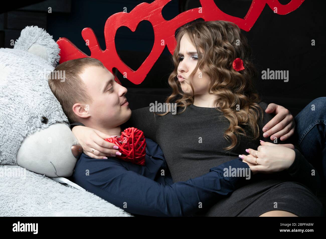 Accouplement d un homme femme Banque de photographies et d’images à ...