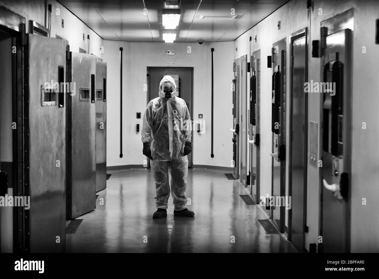 Musgrave police station belfast Banque d'images noir et blanc - Alamy