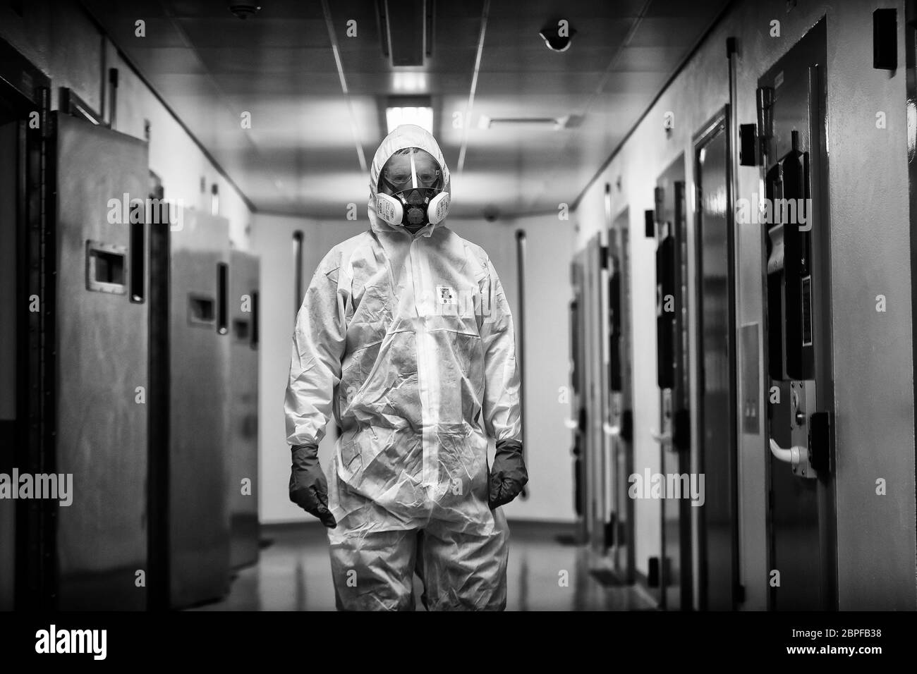 Musgrave police station belfast Banque d'images noir et blanc - Alamy