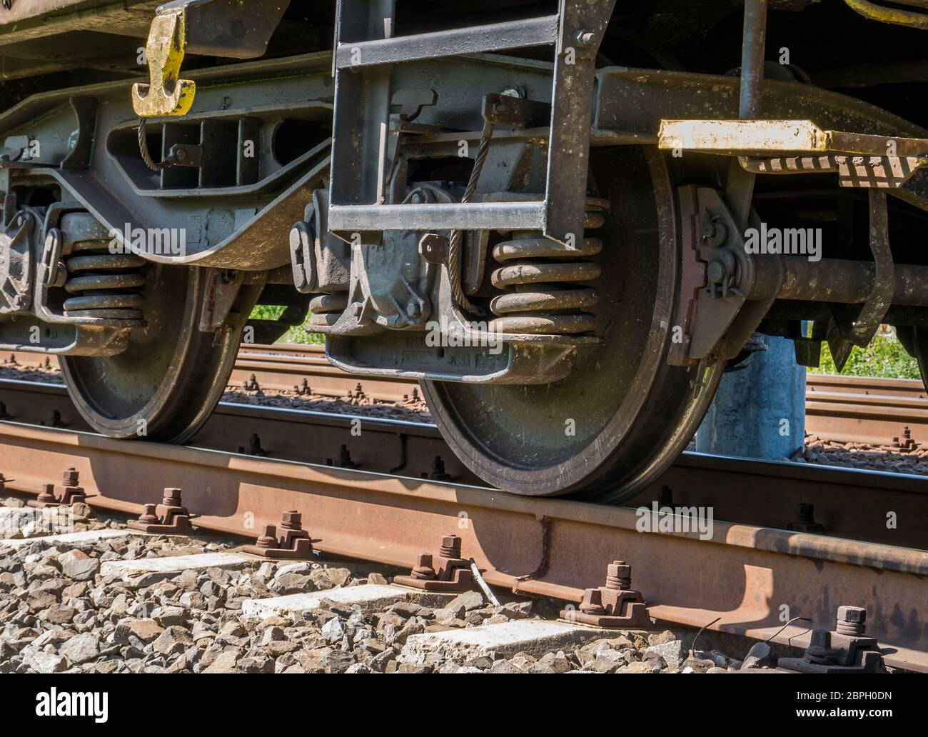 Roues de train Banque de photographies et d’images à haute résolution ...