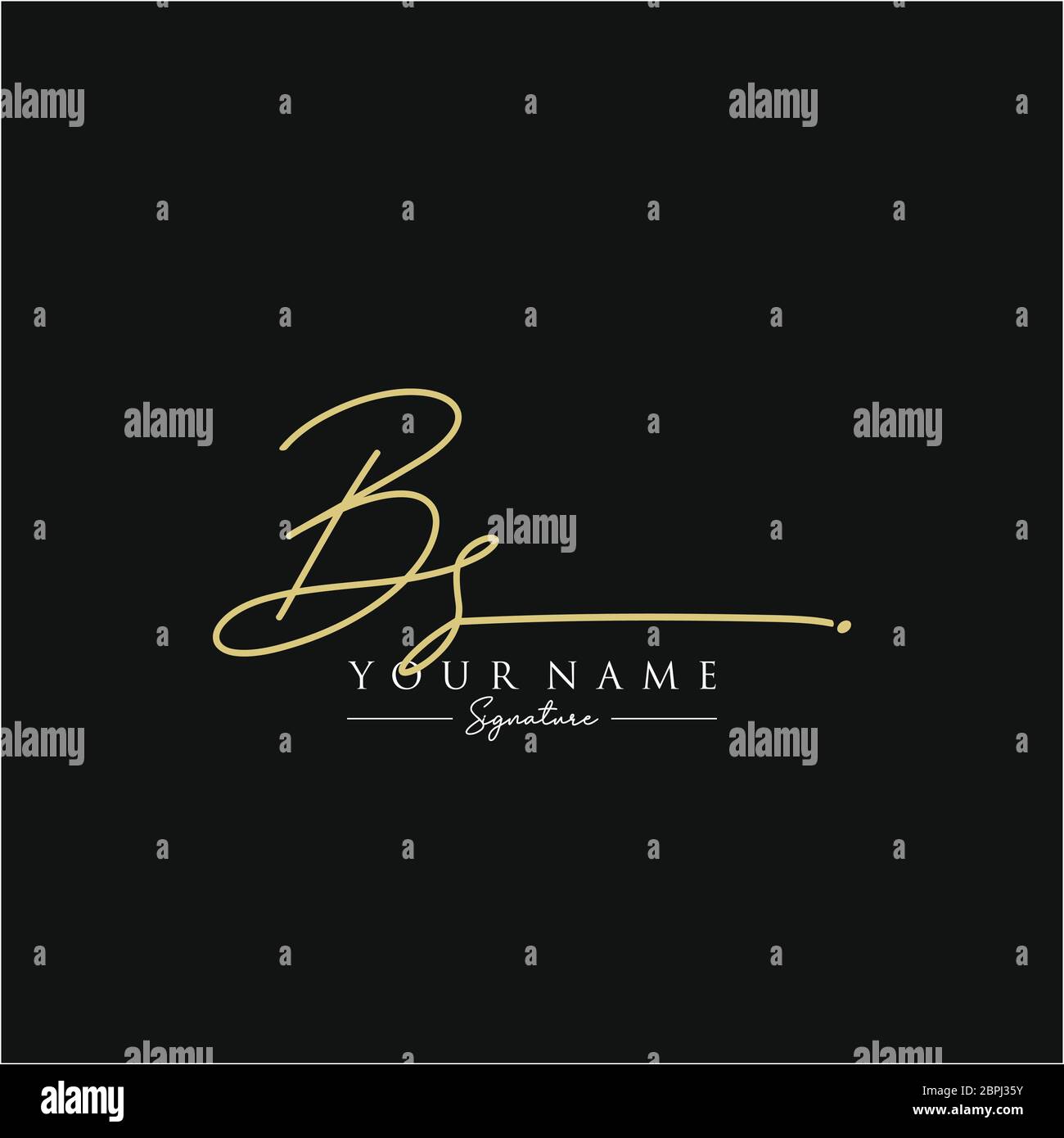 Signature Bs Banque d'image et photos - Alamy