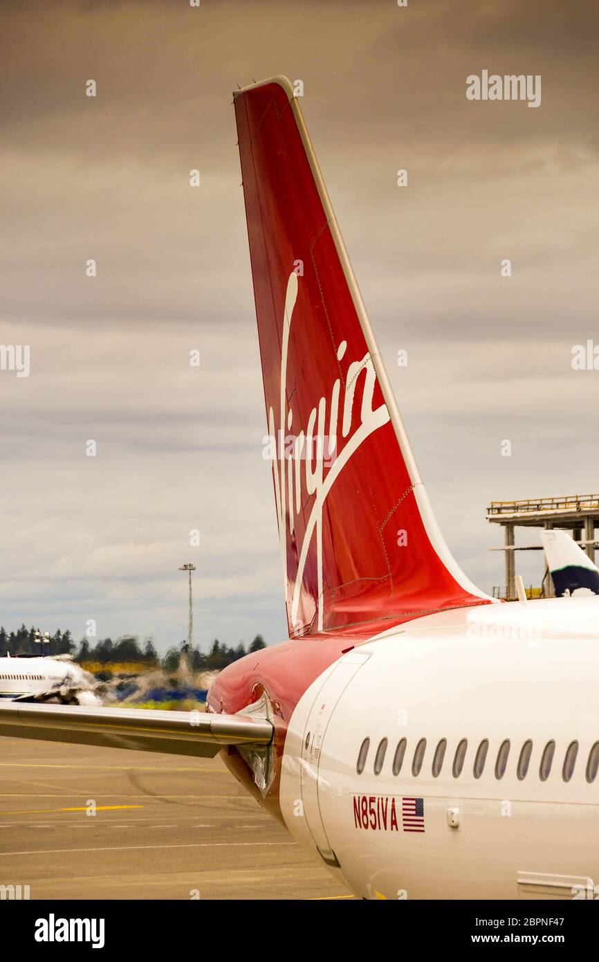 Virgin america aircraft Banque de photographies et d’images à haute ...
