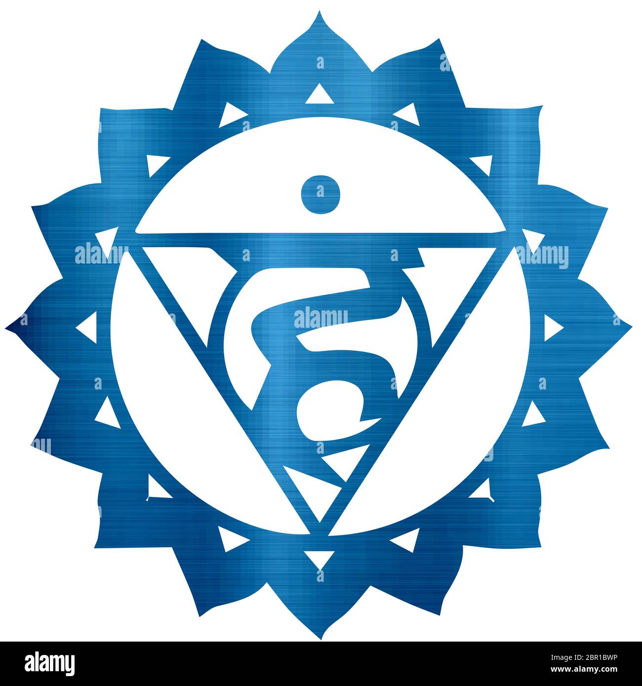 Chakra de la gorge mandala Banque de photographies et d’images à haute ...