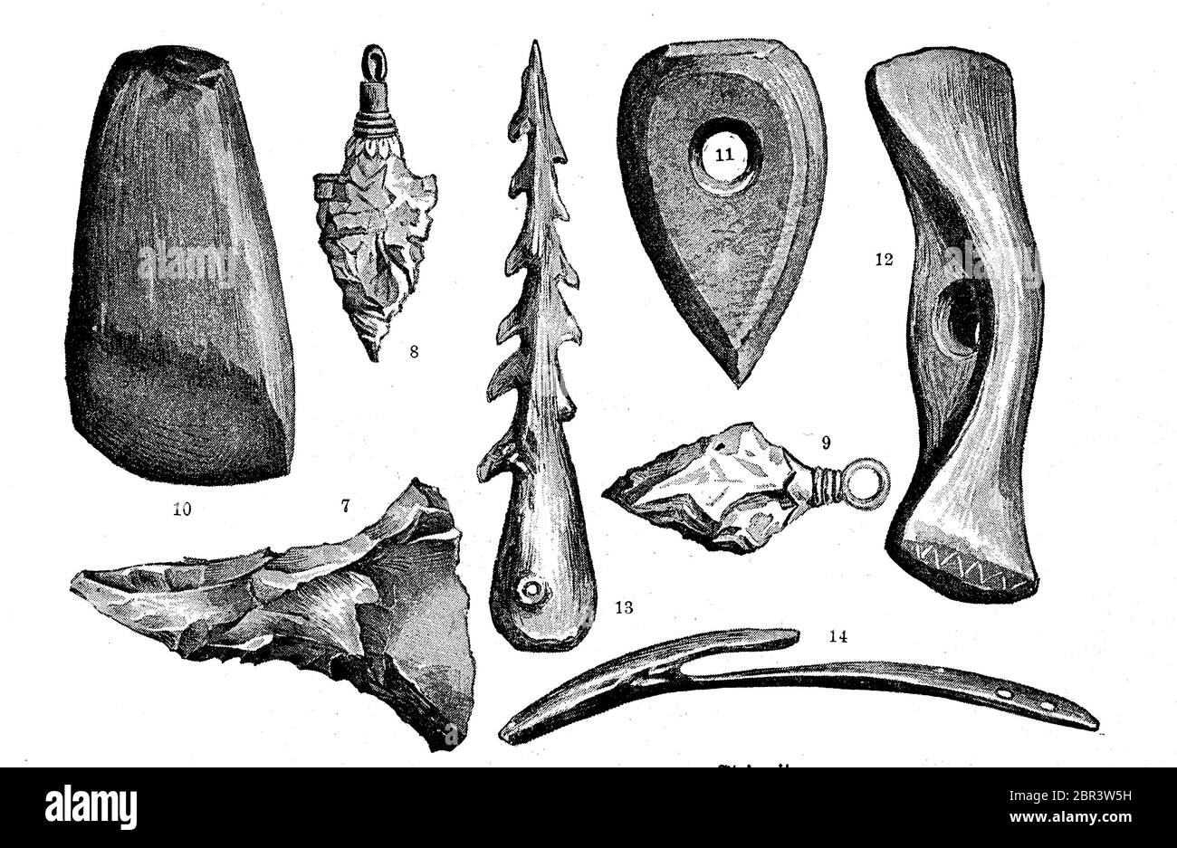 Période néolithique Banque d'images détourées - Alamy