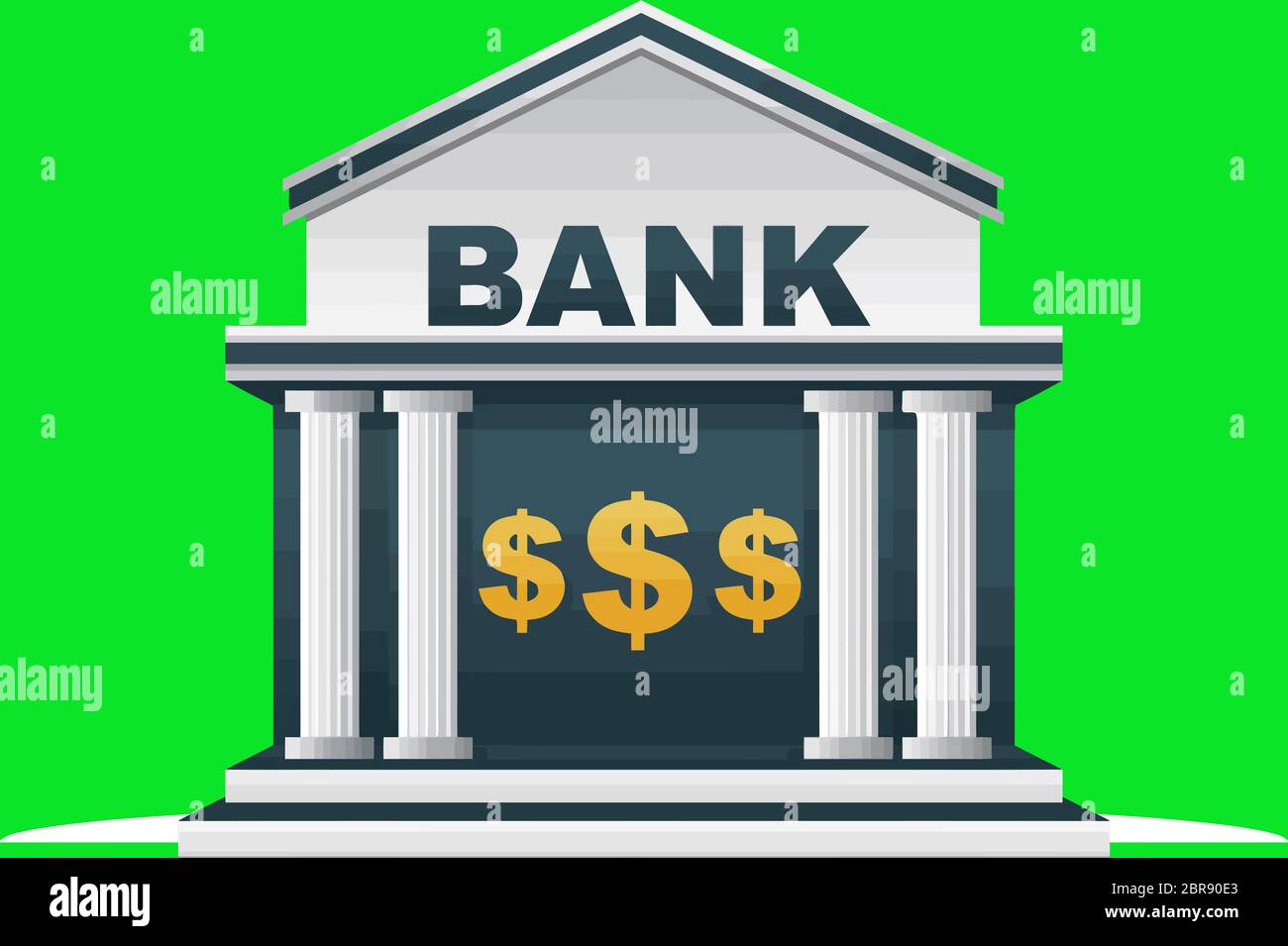 Bureau de la banque bâtiment architecture façade structure financière ...