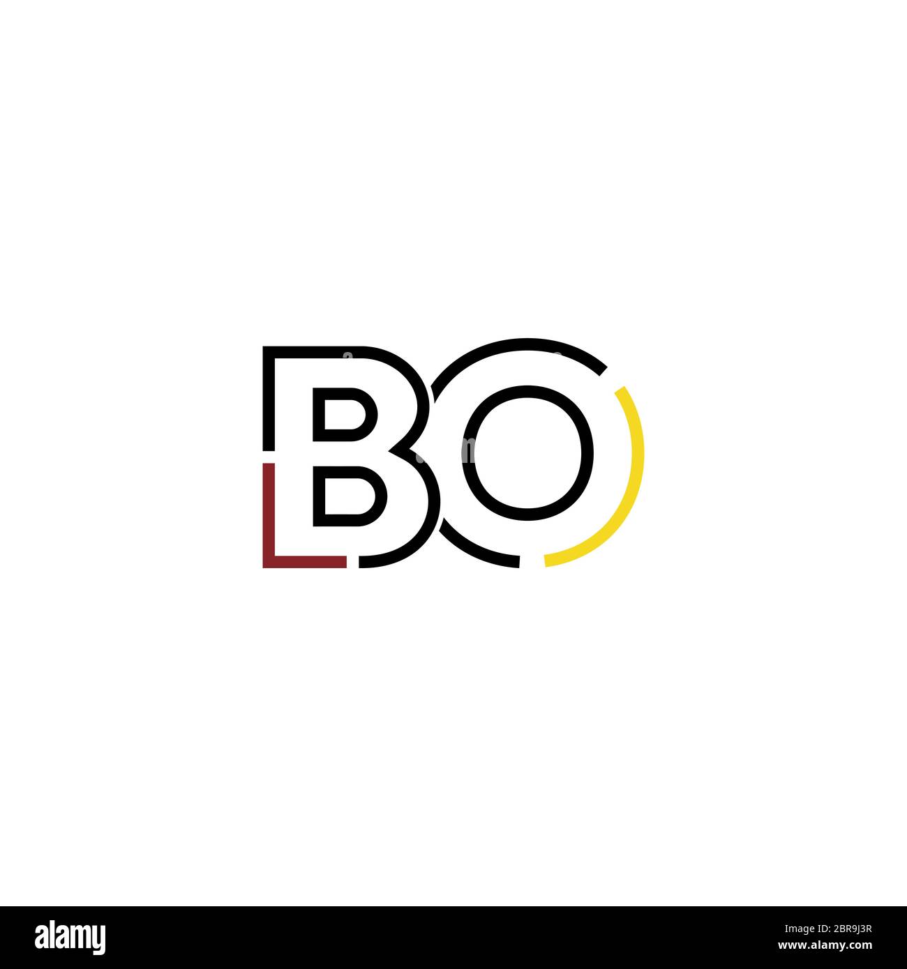 Bo logo Banque d'images vectorielles - Alamy