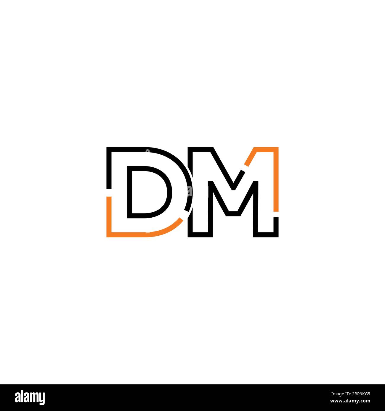 Logo dm Banque d'images vectorielles - Alamy