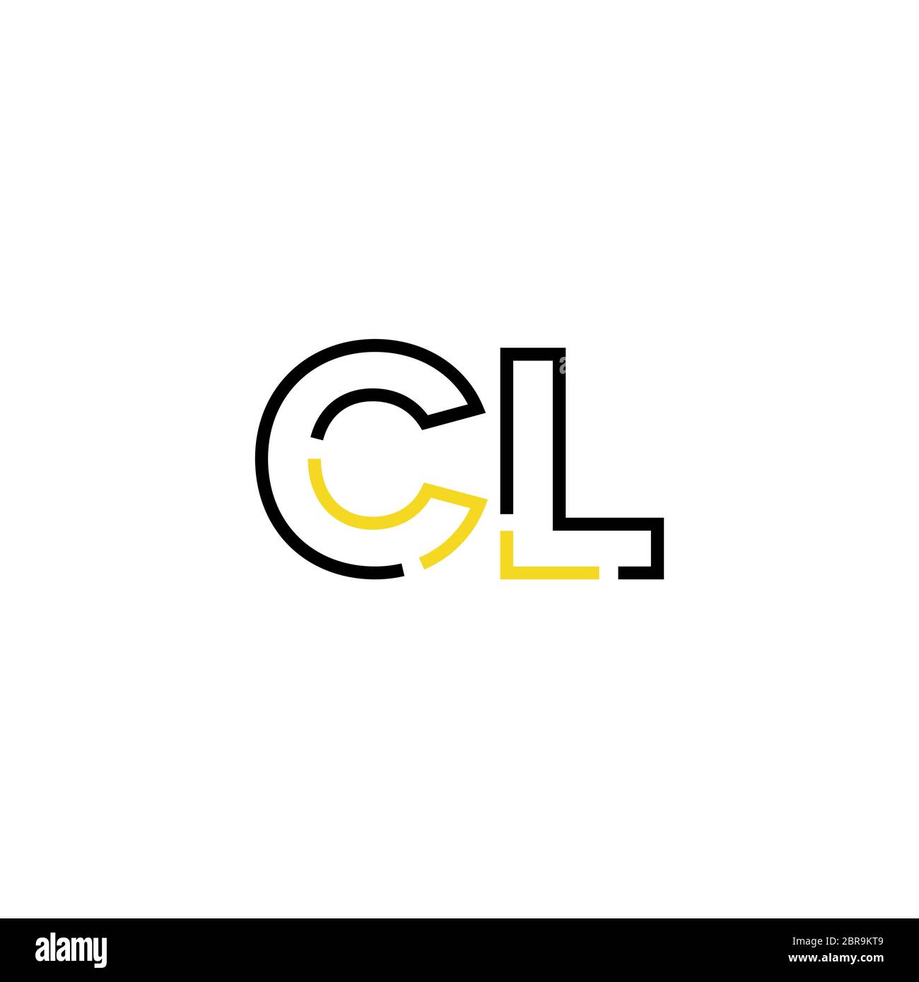 Logo cl Banque d'images vectorielles - Alamy