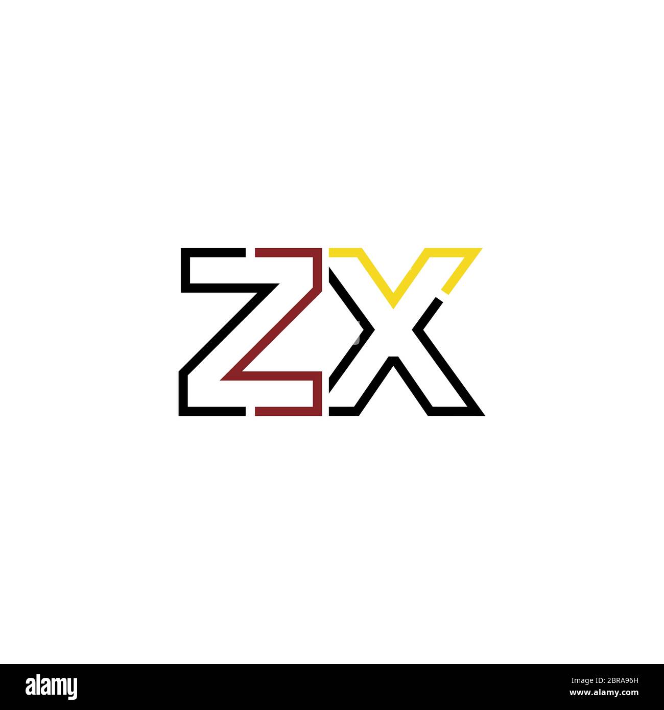 Logo zx Banque d'images vectorielles - Alamy