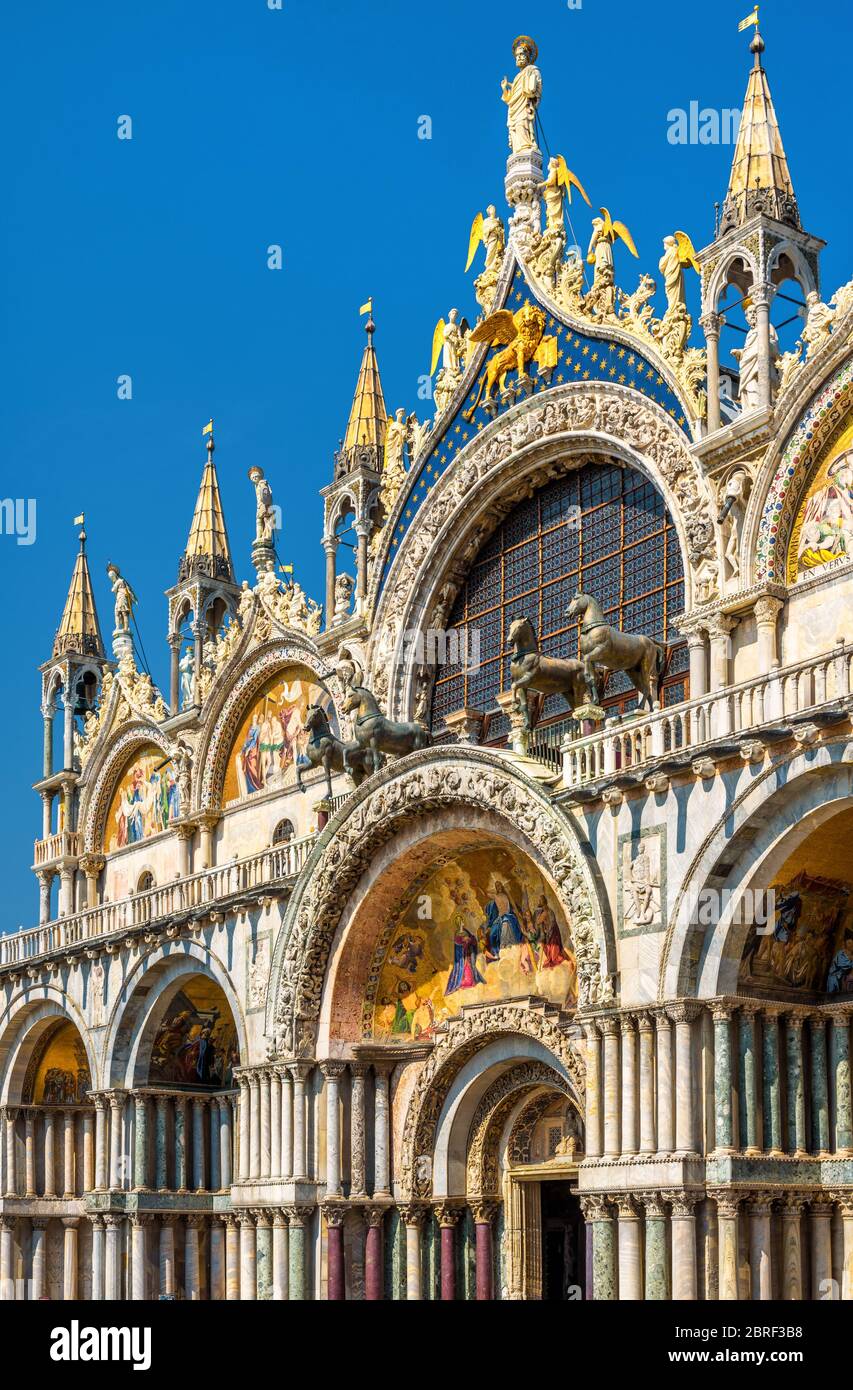 Basilique Saint-Marc (basilique Saint-Marc) à Venise, Italie. La ...