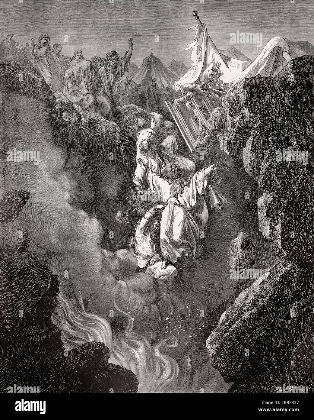 Mort De Koré Dathan Et Abiram Ancien Testament Par Gustave Doré 1863 Photo Stock Alamy