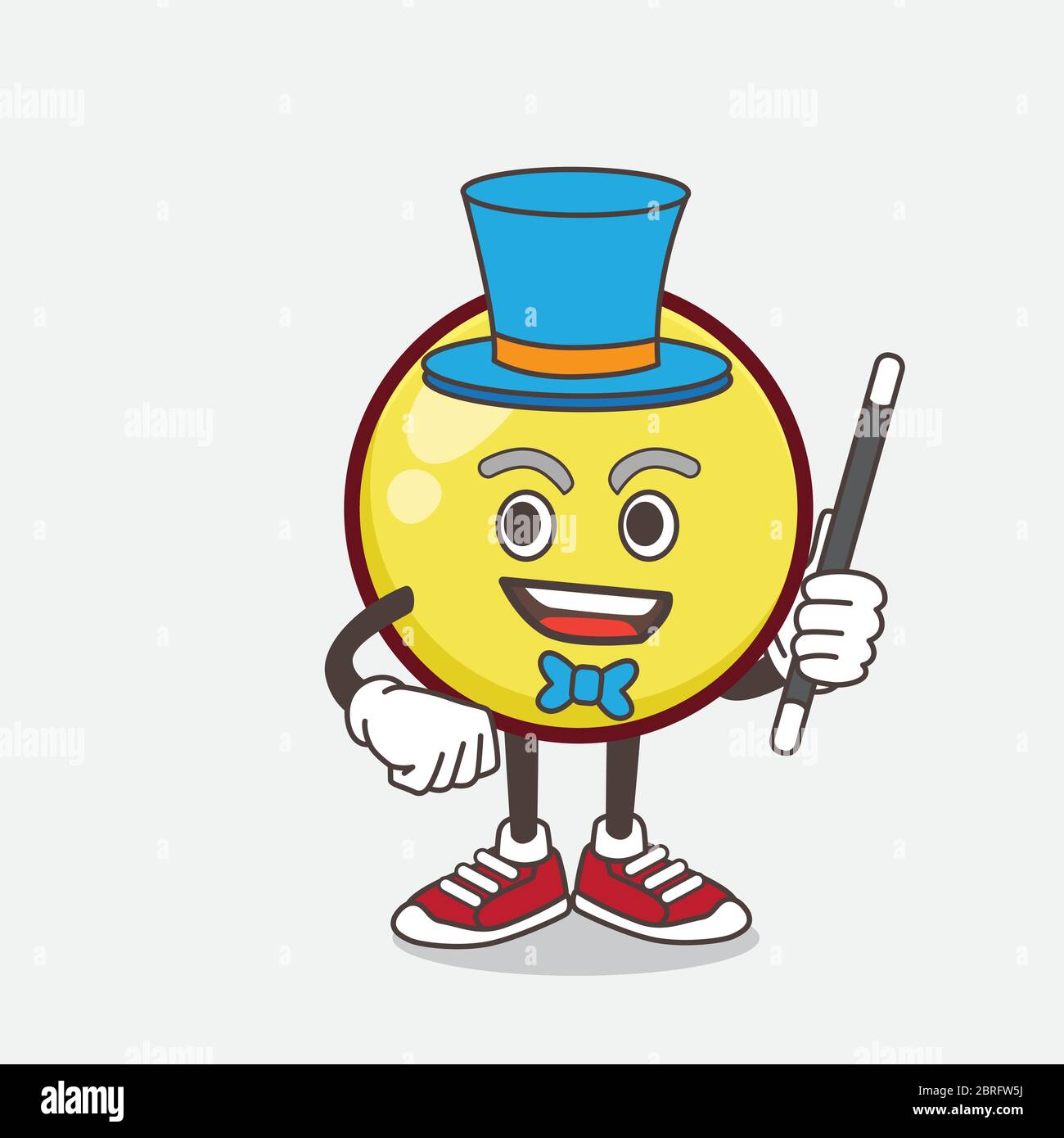 Emoji emoticon smiley face magician Banque d'images vectorielles - Alamy