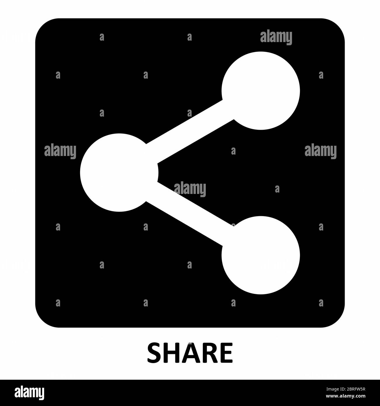 Symbole de partage Banque d'images vectorielles - Alamy