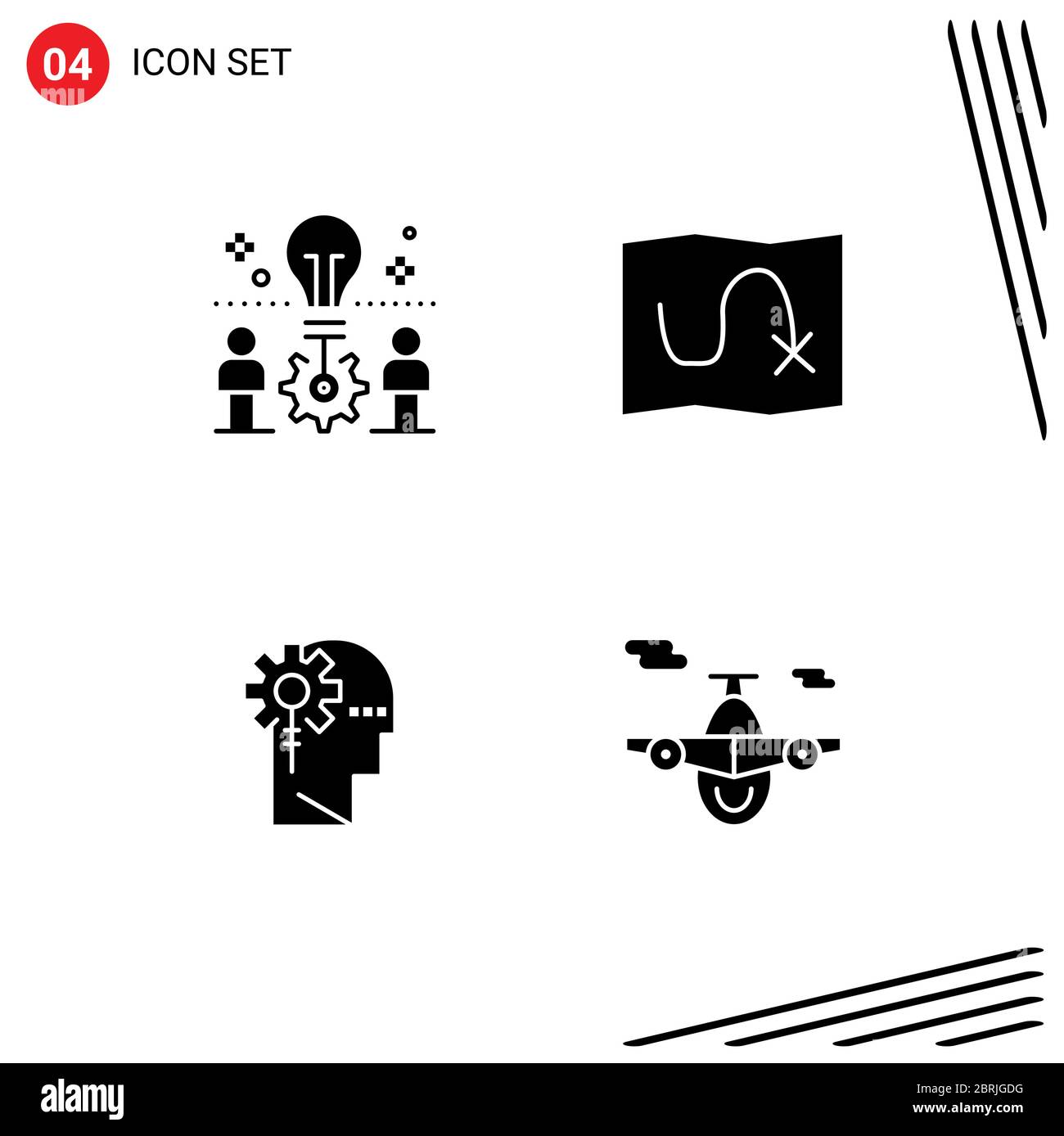 Pictogrammes de parcours Banque d'images vectorielles - Alamy