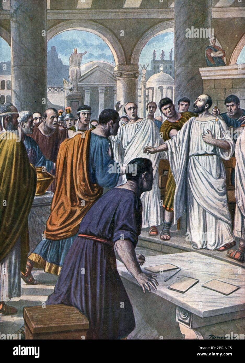 Antiquite romaine : les tribuns Lucius Appuleius Saturninus et Caius ...