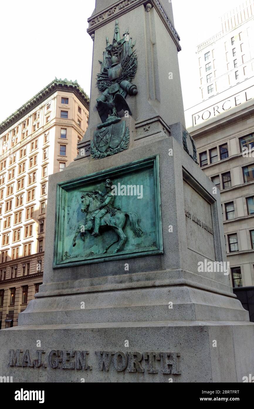 Monument du général William J. Worth, l'un des plus anciens monuments ...