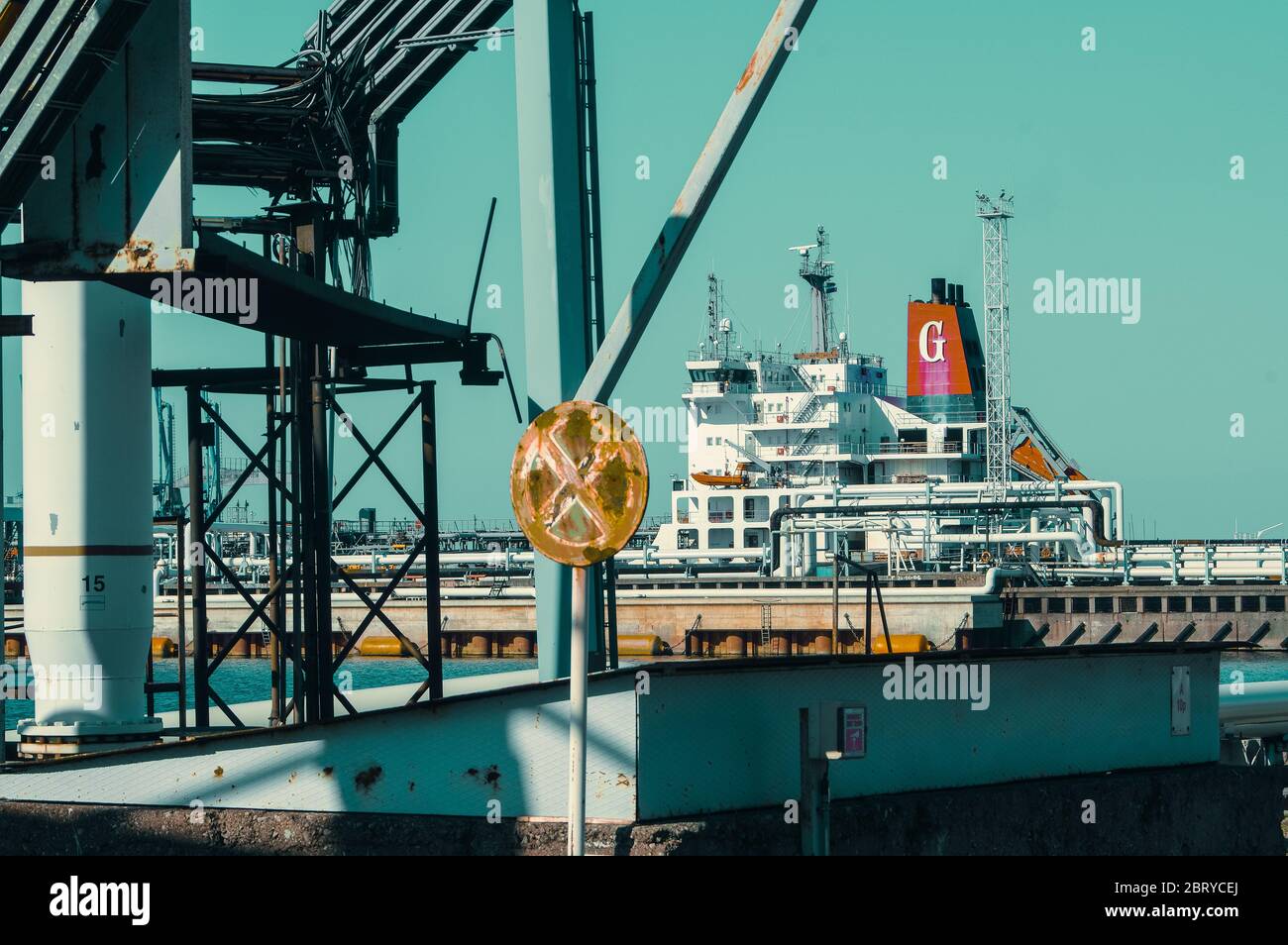 Terminal de pétrole brut. Le terminal pétrolier est une installation ...