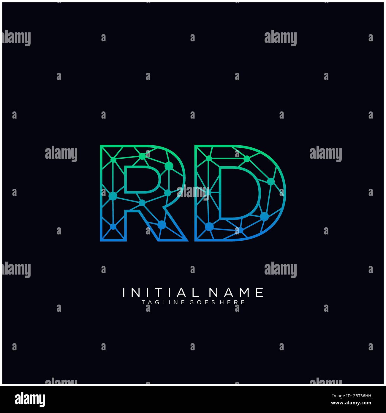 Rd logo initial Banque d'image et photos - Alamy