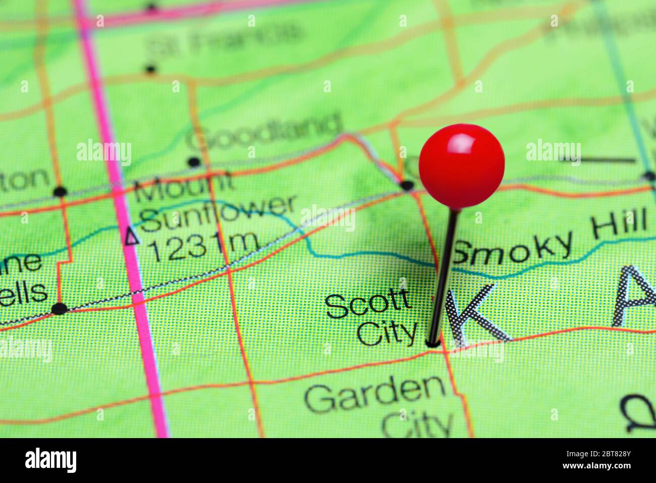 Carte de la ville de scott Banque de photographies et d’images à haute ...