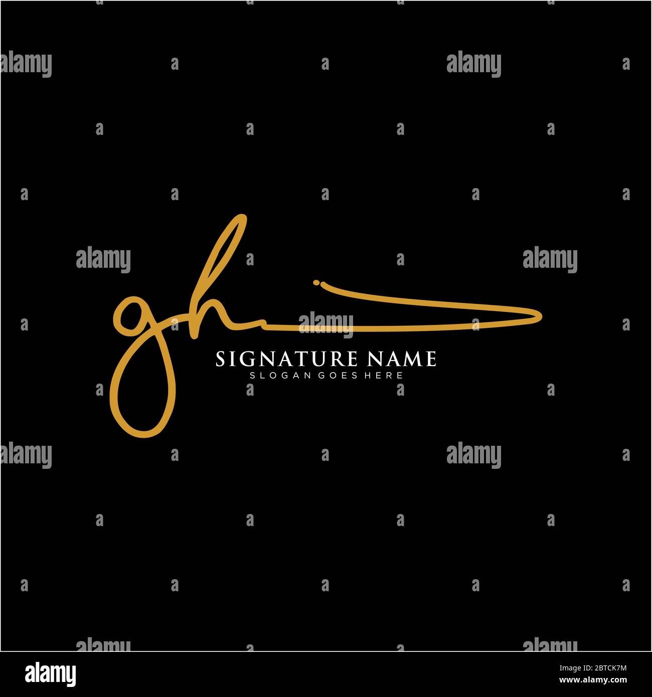 Gh signature Banque de photographies et d’images à haute résolution - Alamy