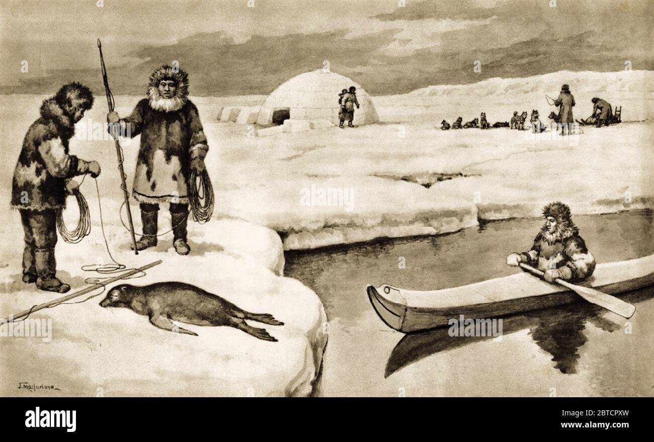 Esquimaux igloo Banque de photographies et d’images à haute résolution ...
