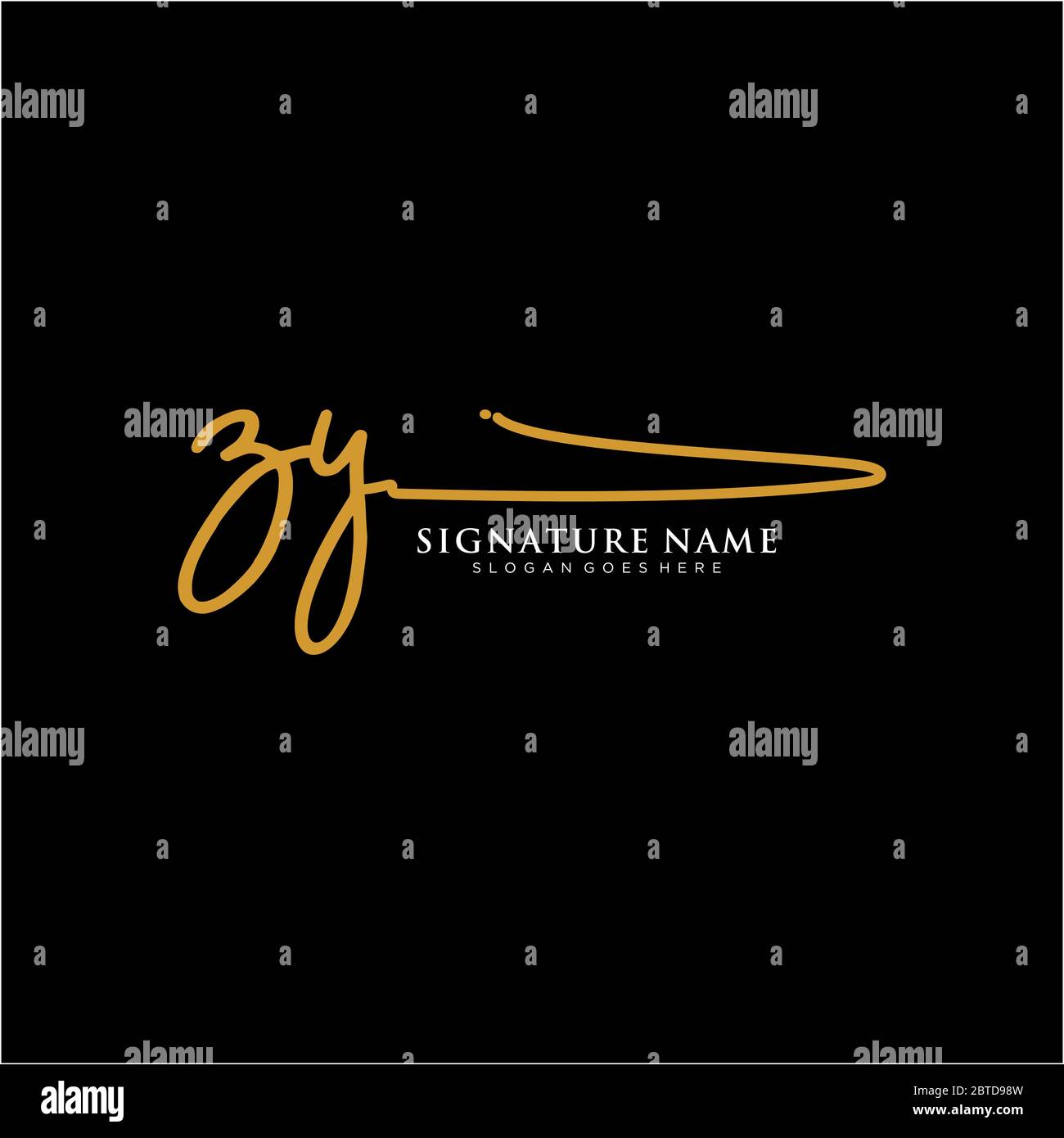 Signature zy Banque d'image et photos - Alamy