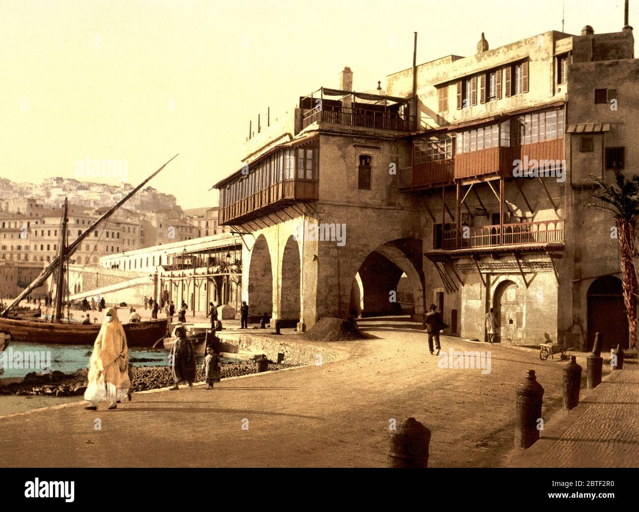 L'amirauté, Alger, Algérie ca. 1899 Photo Stock - Alamy