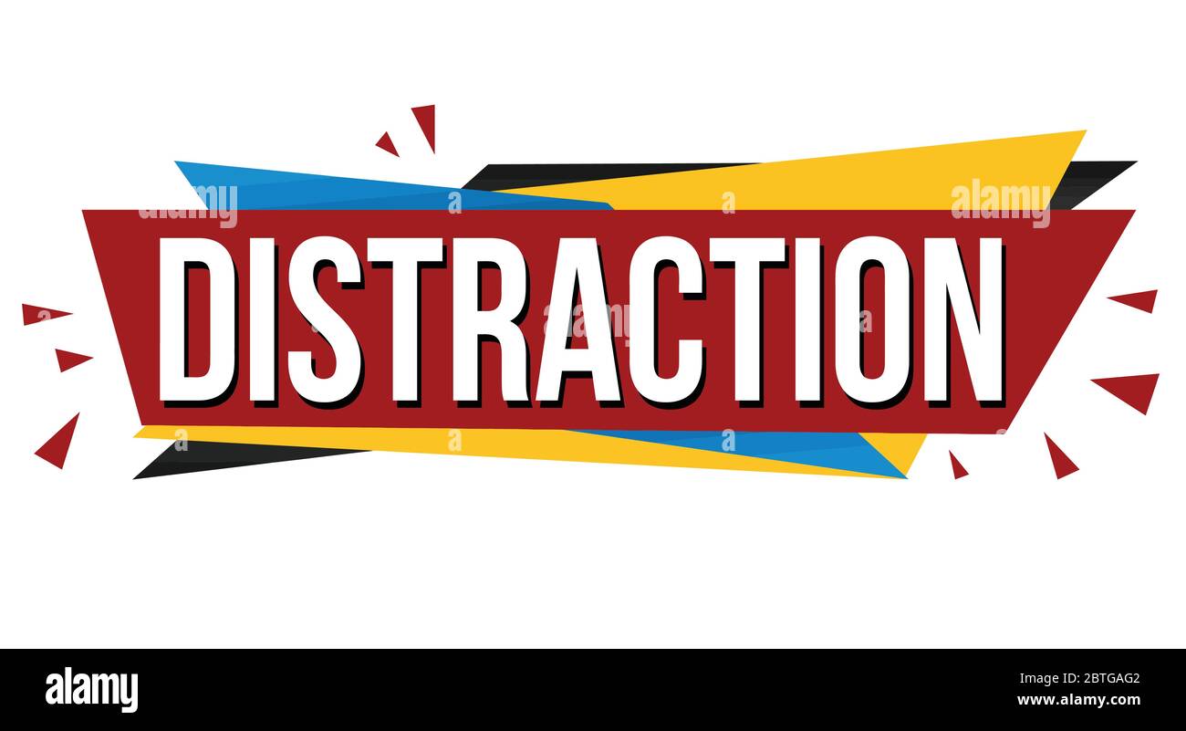 Distraction symbol Banque d'images vectorielles - Alamy